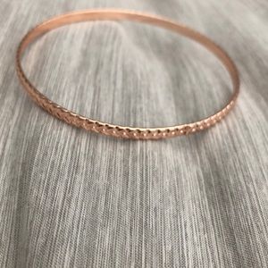 Jewelry | Set Of 7 Rose Gold Bangles | Poshmark